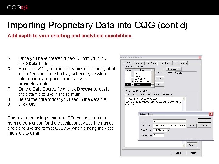 A Look at CQG XData Charting and Analytics