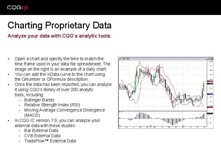 A Look at CQG XData Charting and Analytics