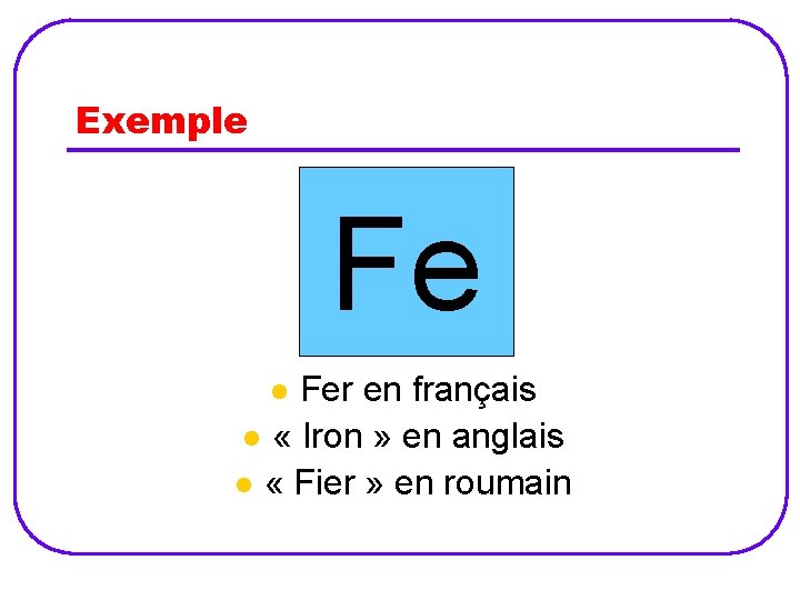 Symboles et formules chimiques 2 7 Les symboles