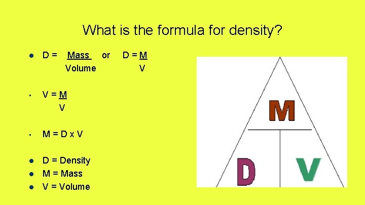 An Introduction to Density What is Density Density