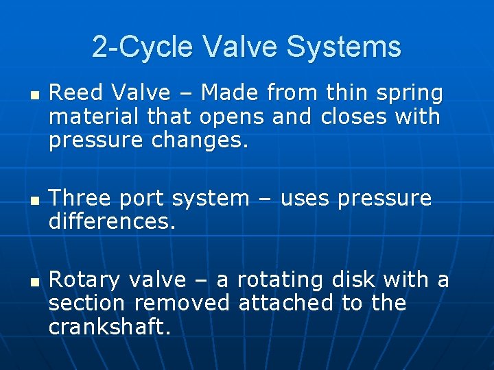 Small Engines Engine Operations Chapter 3 Building a