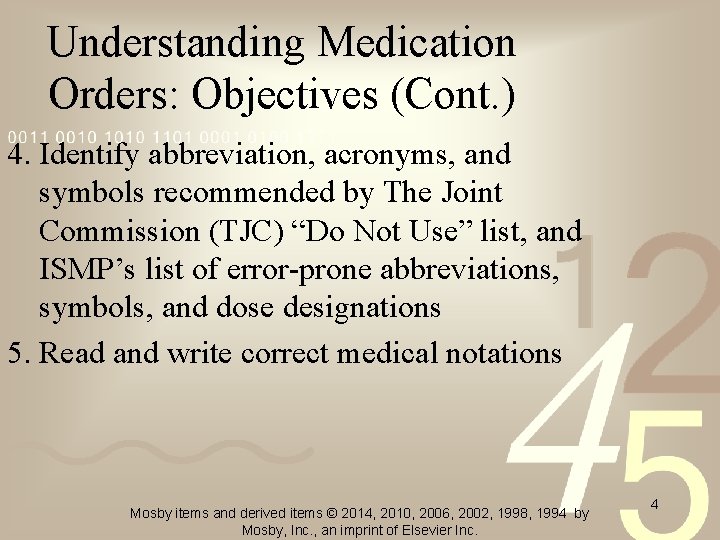 Chapter 11 Understanding and Interpreting Medication Orders Mosby