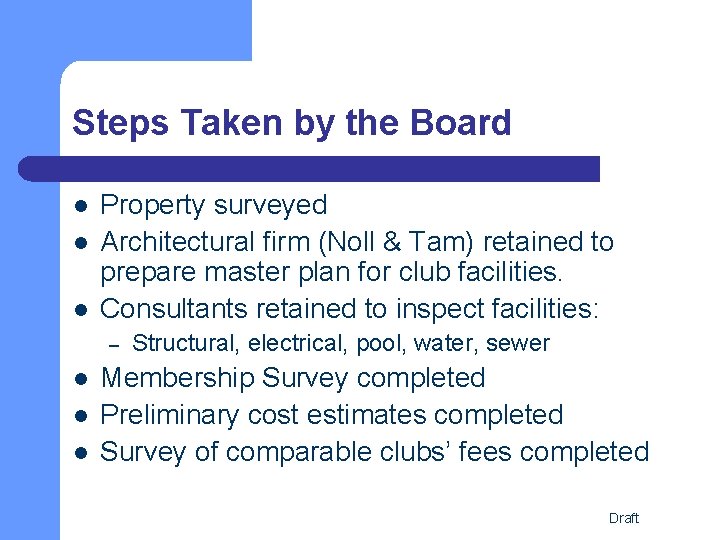 Rancho Colorados Swim Tennis Club Master Plan Overview