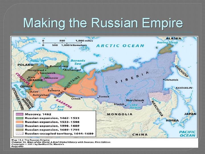 Russian and Chinese EmpireBuilding 1450 1750 AP World