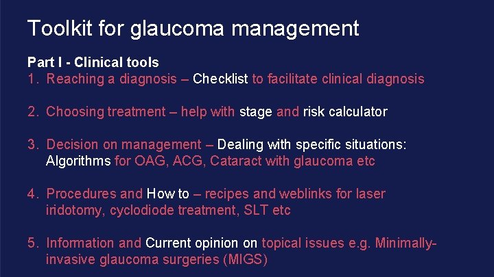 Shift paradigm to recognise that glaucoma blindness is