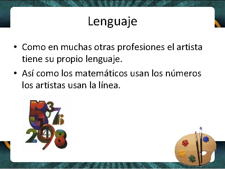 Elementos Artes Visuales Lenguaje Como en muchas otras