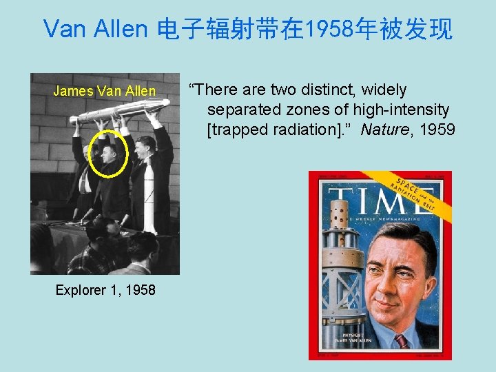 Van Allen 1958 James Van Allen Explorer 1