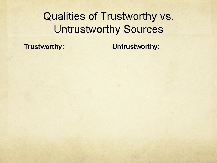 Warm Up According to your table group write