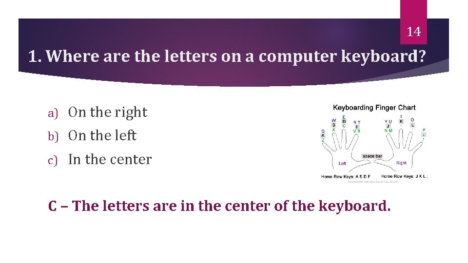 1 Typing Quiz Review SKILLWISE WORKSHEET 2 Typing