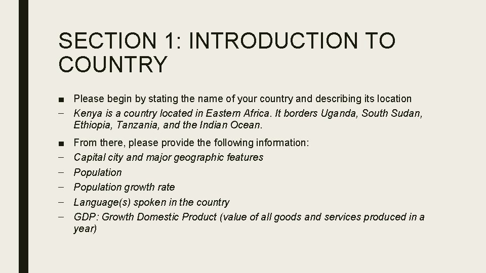 PRACTICE RESEARCH ASSIGNMENT Global Classrooms 1617 Assignment Overview