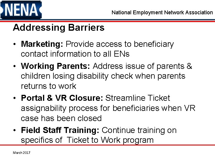 Exploring Potential Changes to the Ticket to Work