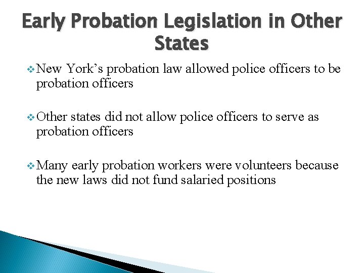 Chapter 2 How Probation Developed Chronicling Its Past