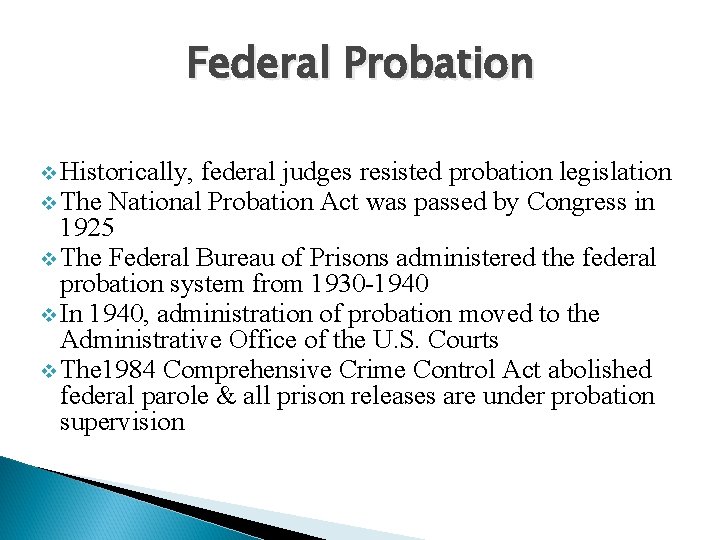 Chapter 2 How Probation Developed Chronicling Its Past