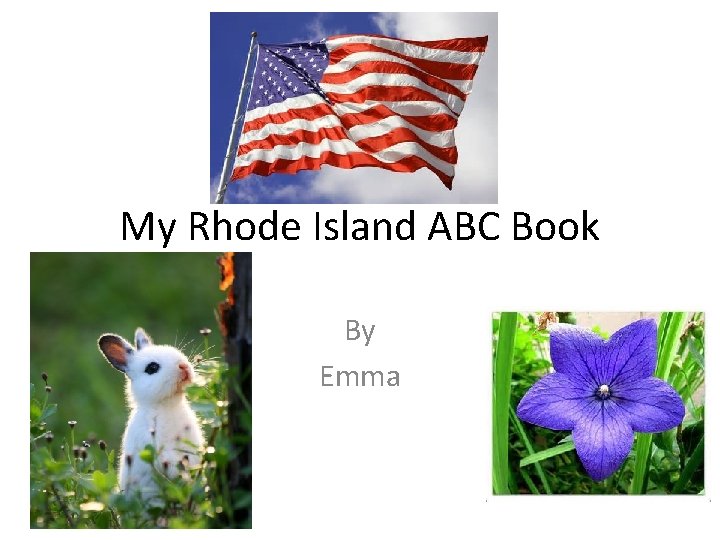 My Rhode Island ABC Book By Emma A