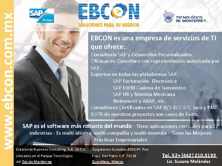 www ebcon com mx EBCON es una empresa
