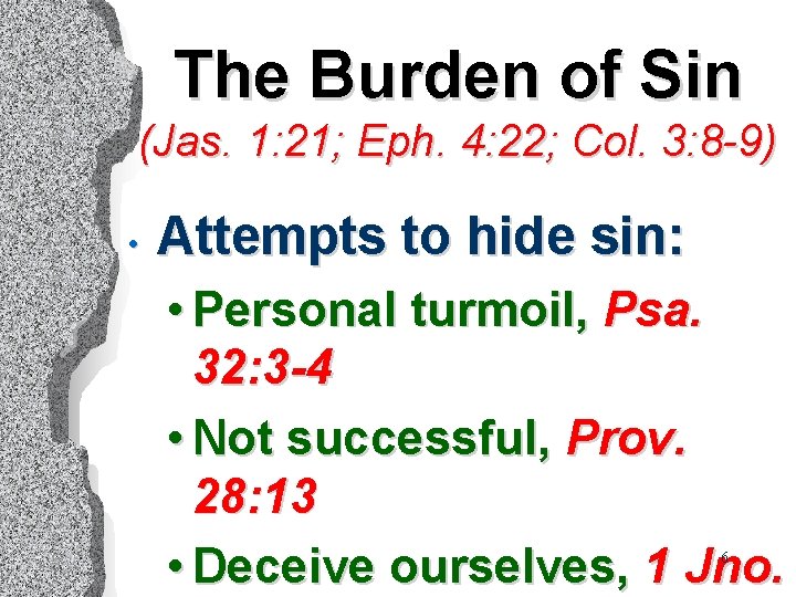 Burdens are Lifted at Calvary BURDENS Some we