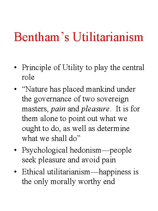 Jeremy Bentham 1748 1832 Bentham the real founder