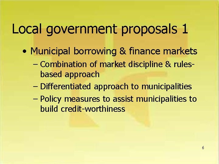 ANNUAL SUBMISSION DIVISION OF REVENUE 200304 SELECT COMMITTEE