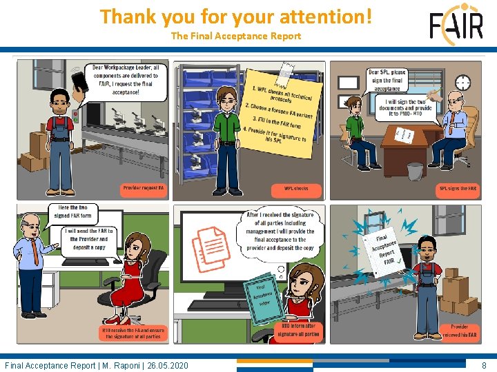 Final Acceptance Report FAR Process Mandy Raponi PMO