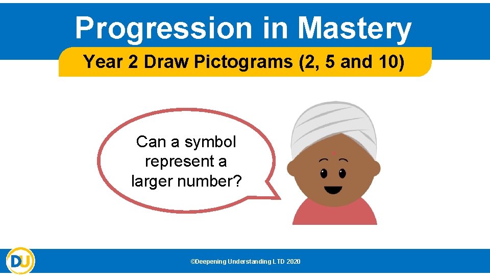 Progression in Mastery I Year 2 Draw Pictograms