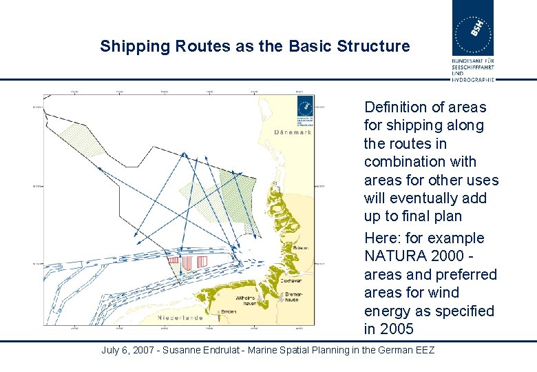 Marine Spatial Planning in the German EEZ Plan