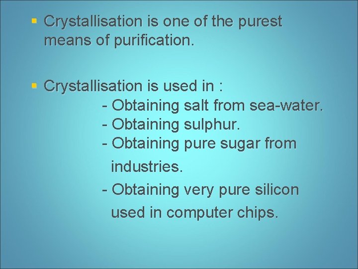 Separation Techniques Dissolution Filtration Evaporation ...