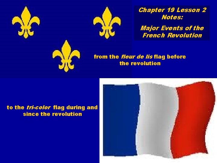 Chapter 19 Lesson 2 Notes Major Events of