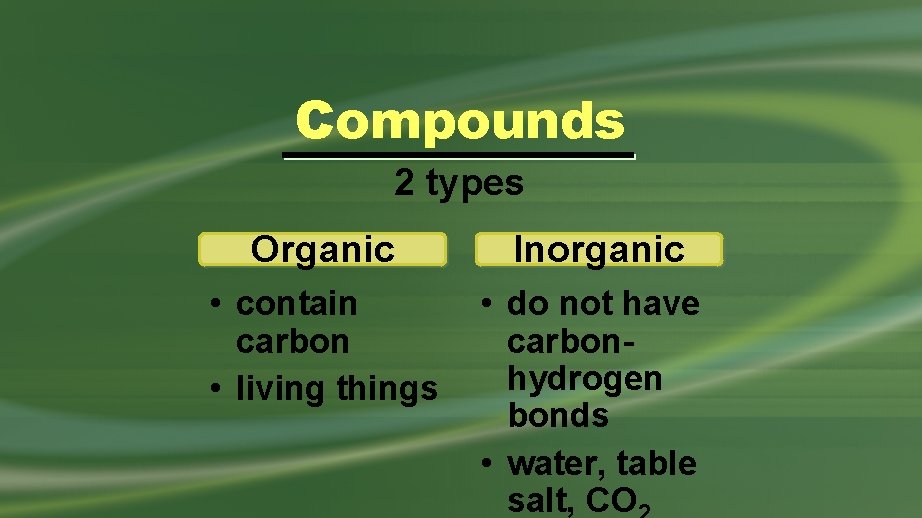 CHAPTER 2 MATTER CLASSIFICATION OF MATTER PHYSICAL SCIENCE