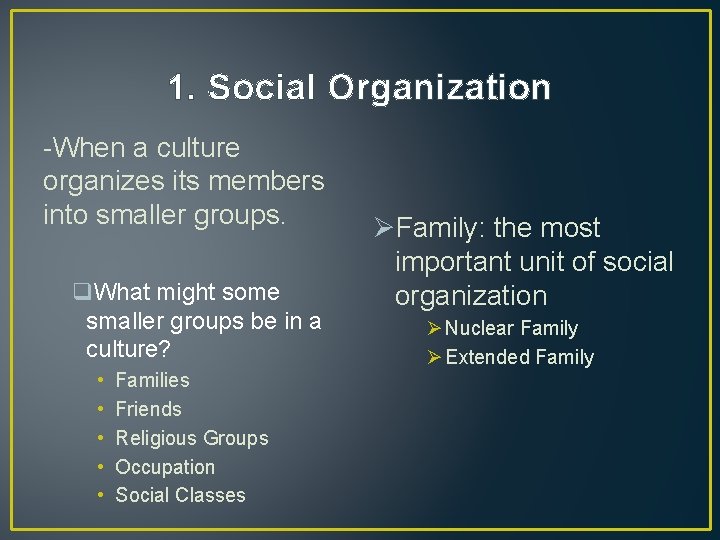 Culture The 7 Elements What is Culture Definition