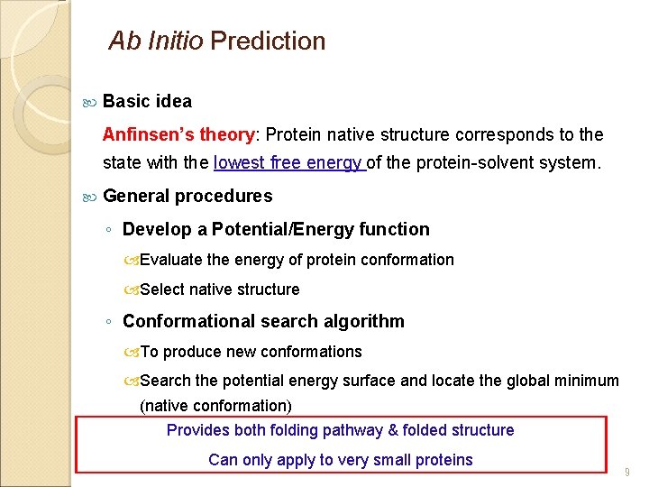 CSCE 555 Bioinformatics Lecture 18 Protein Tertiary Structure
