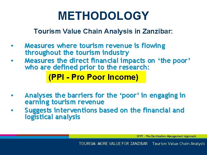 Sustainable Pro Poor Tourism The Destination Management Approach