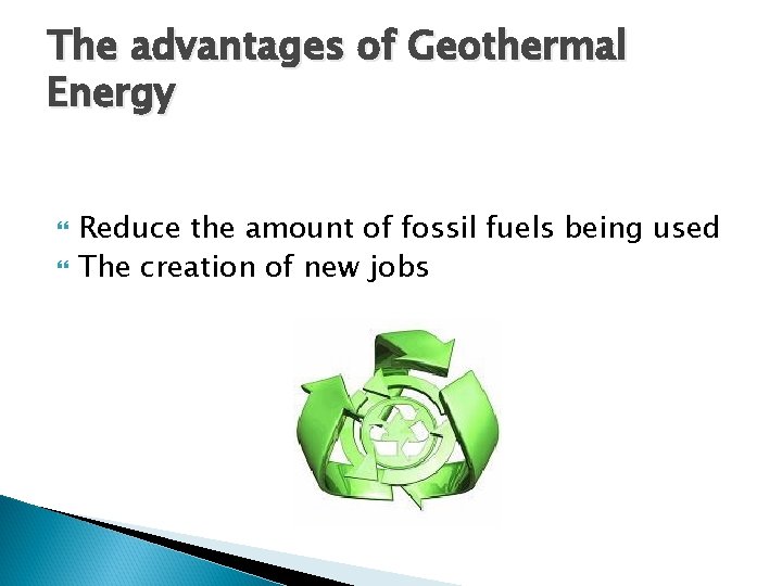 Geothermal Energy Braden and Matthew What is Geothermal
