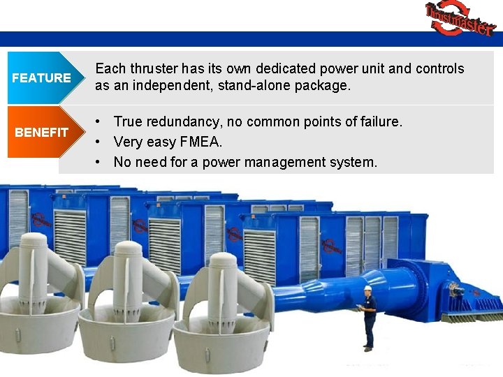 PORTABLE DYNAMIC POSITIONING SYSTEM THRUSTMASTER OF TEXAS INC