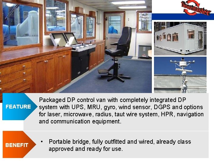 PORTABLE DYNAMIC POSITIONING SYSTEM THRUSTMASTER OF TEXAS INC