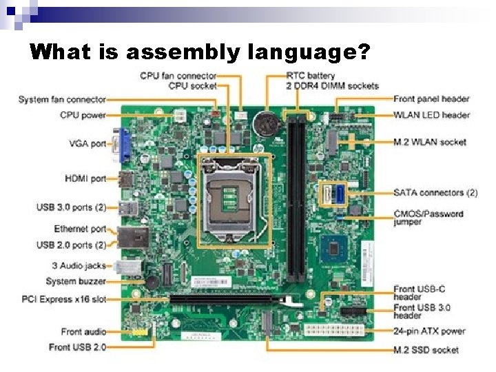 Microprocessor and Assembly Language Course Overview What is