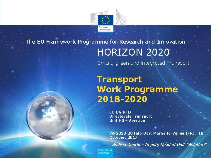 The EU Framework Programme for Research and Innovation