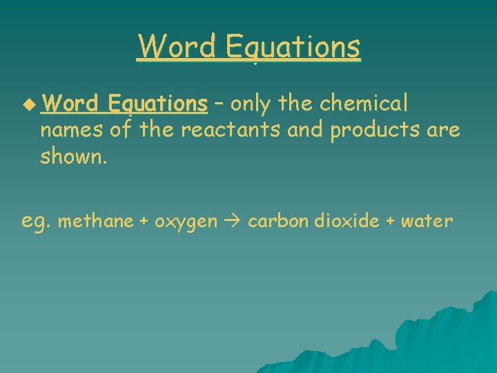 Equations Balancing Outline u Word Equations u Skeleton