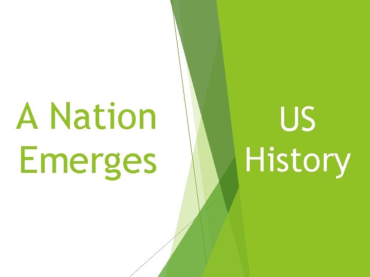 A Nation Emerges US History Washingtons Farewell Address