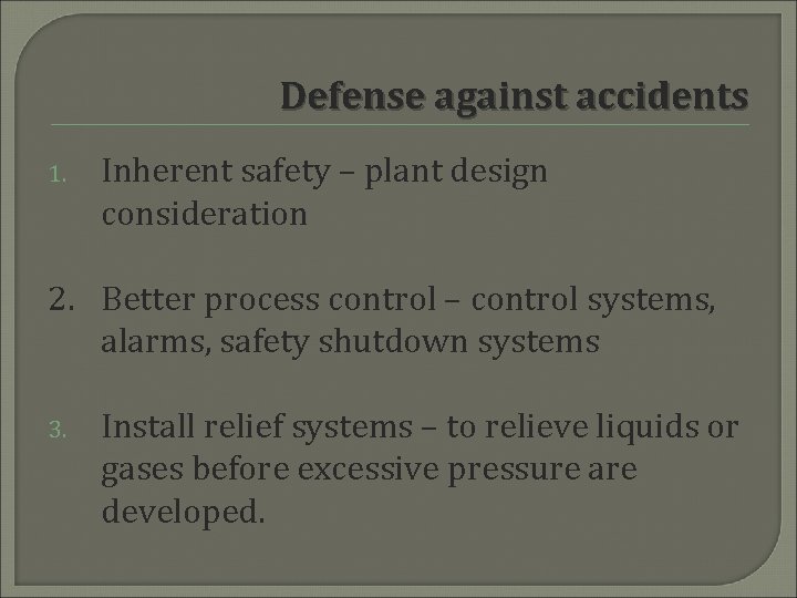 INTRODUCTION TO RELIEF CHAPTER 7 Objectives Define concept