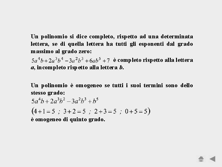 Polinomi Definizioni Operazioni Espressioni Esercizi Materia Matematica ...