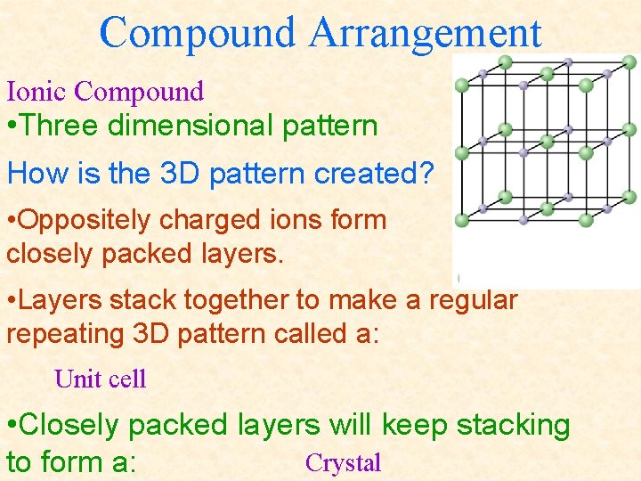 Chem warmup What is the difference between an
