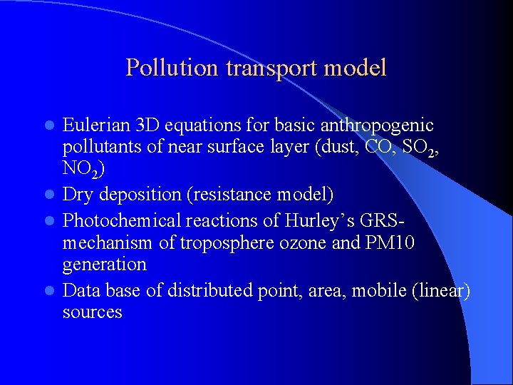 A numerical simulation of urban and regional meteorology