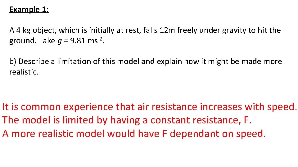 Types of Energy The Energy Equation The energy