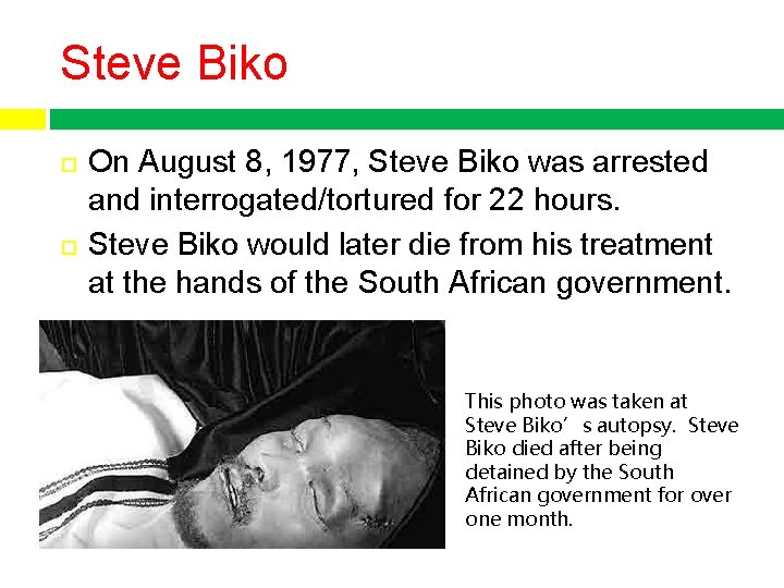 CRY FREEDOM The true story of Steve Biko