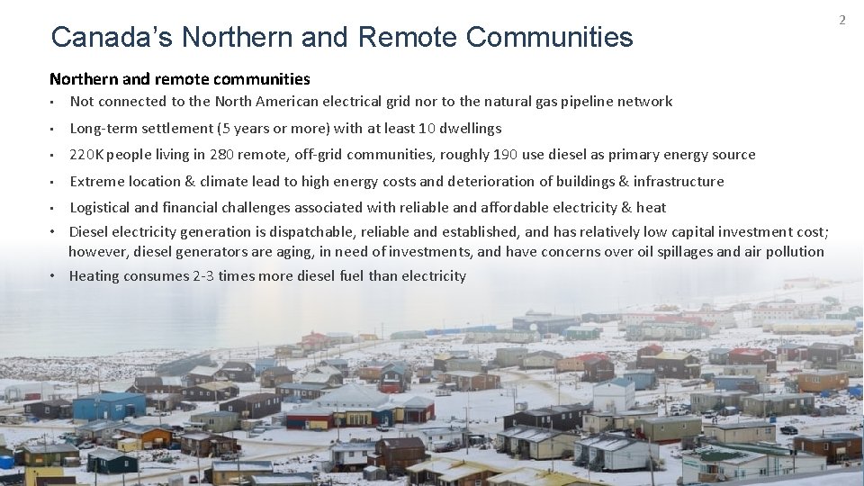 Modeling renewable energy integration in Canadas remote communities