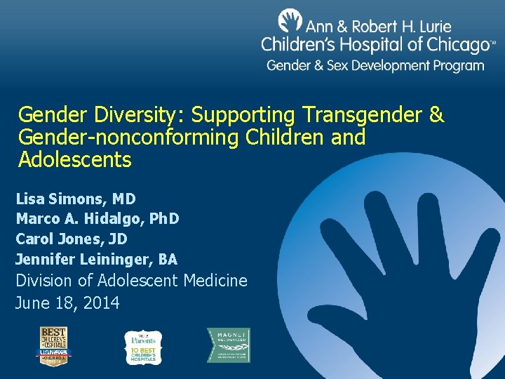 Gender Diversity Supporting Transgender Gendernonconforming Children ...