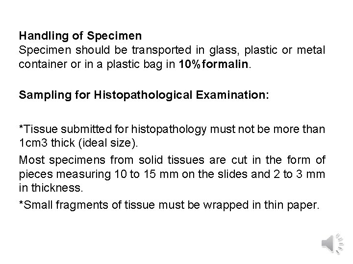 GROSS EXAMINATION HISTOLOGICAL PROCESS 31102020 Azhin Saber Ali