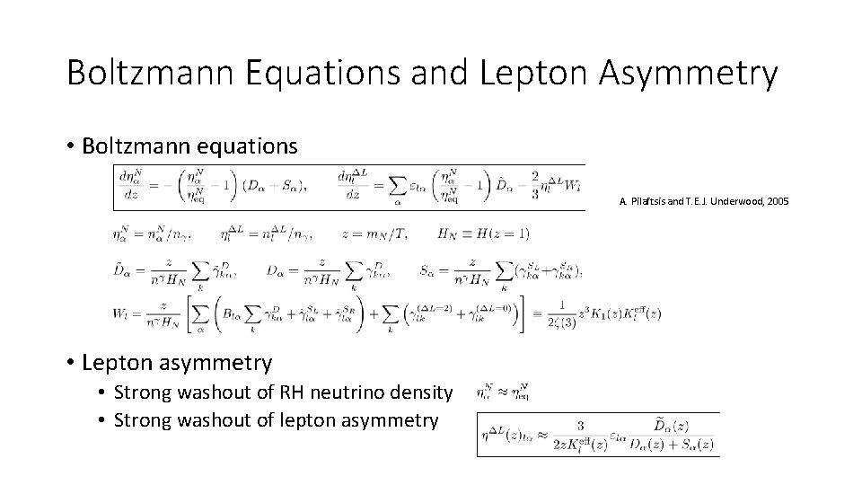 Lepton Number Violation and Leptogenesis University of Maryland