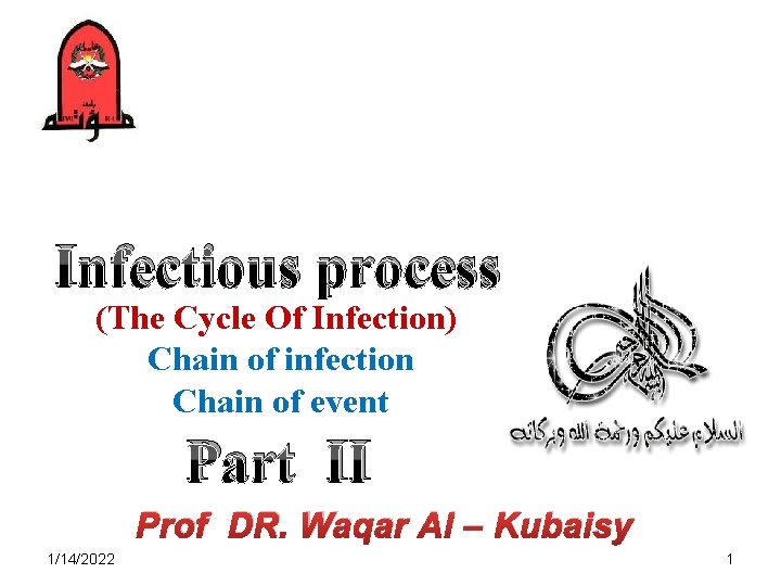 Infectious process The Cycle Of Infection Chain of