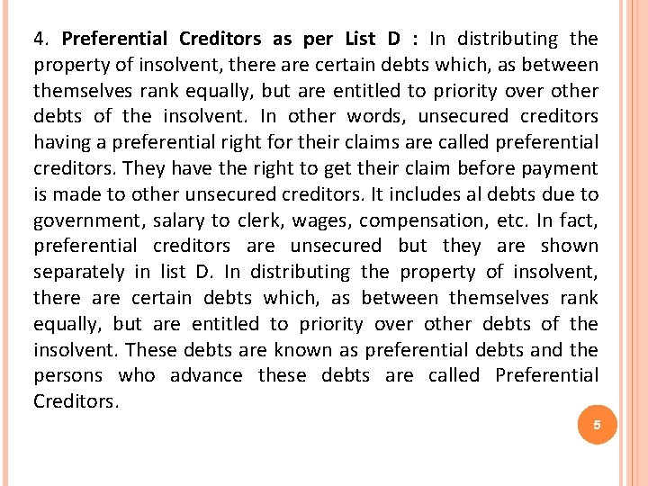 WELCOME CLASS B COM PART1 SUBJECT FINANCIAL ACCOUNTING